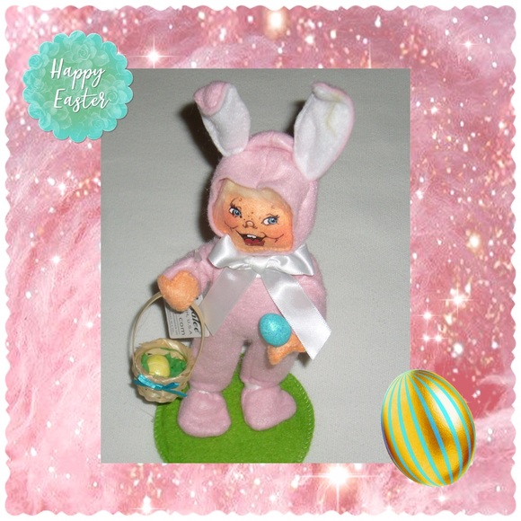 Annalee | Holiday | Sale Annalee 2132 Easter Bunny Kid With Straw ...